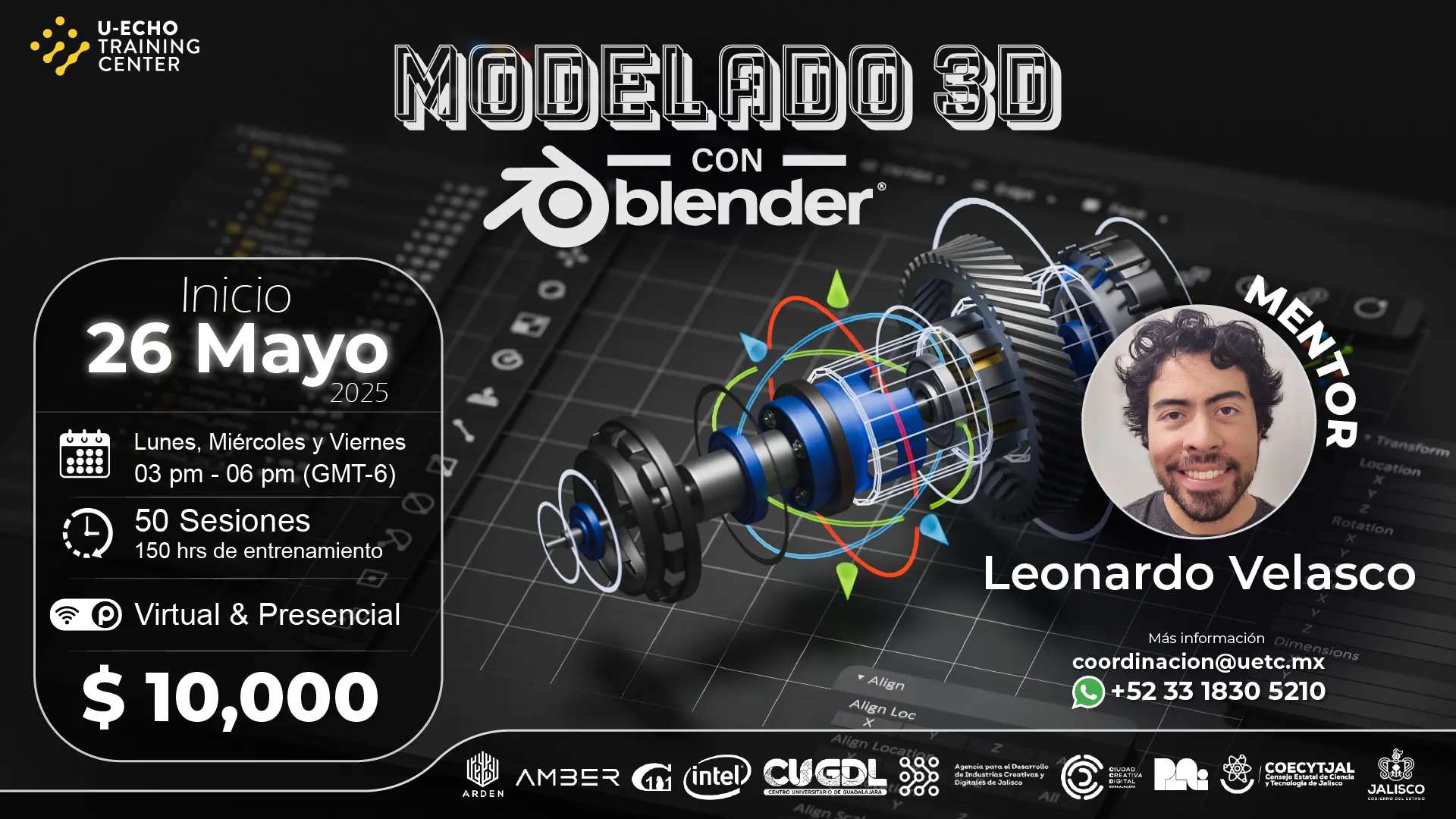 Modelado 3D con Blender | uetc.mx